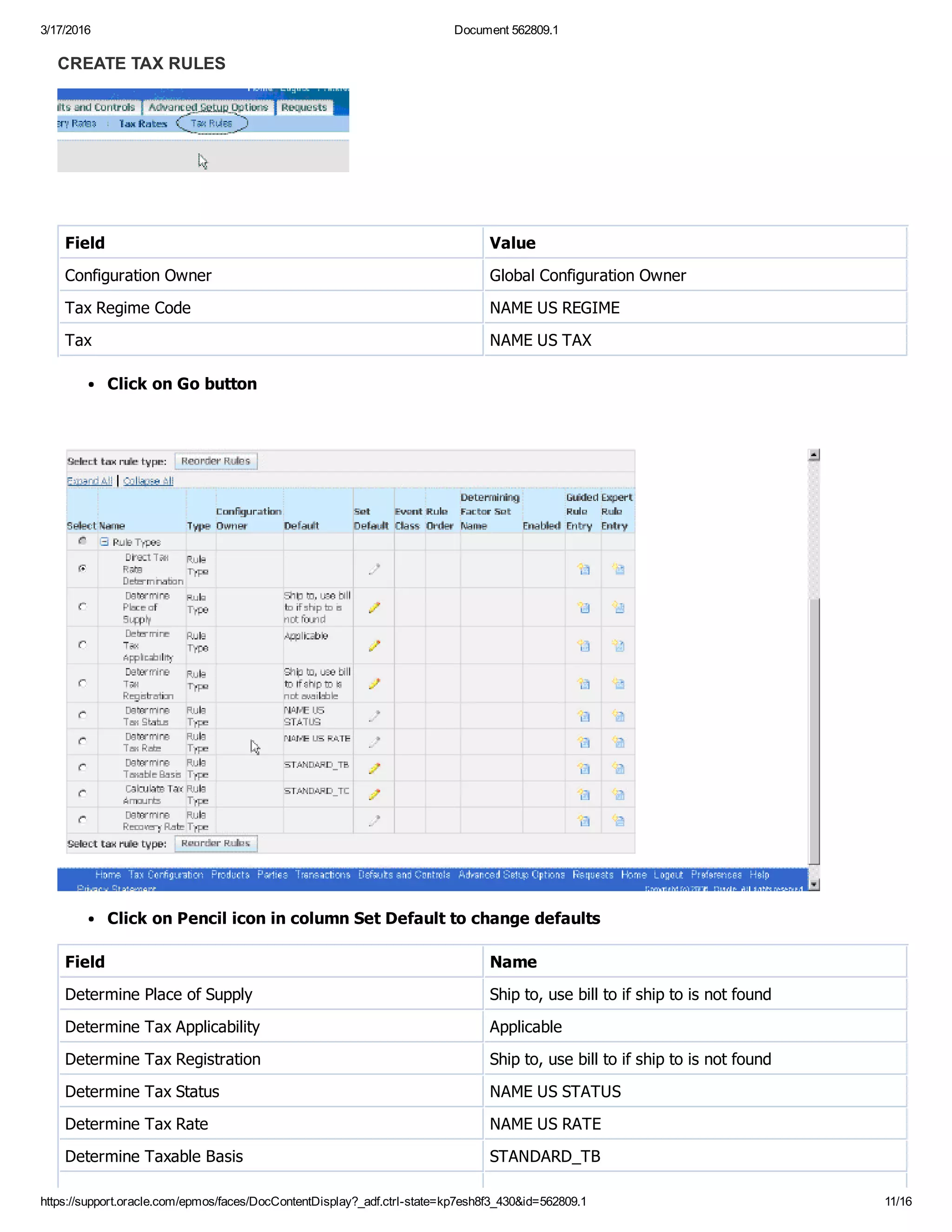 How to create a basic setup configuration of eb tax in purchasing | PDF