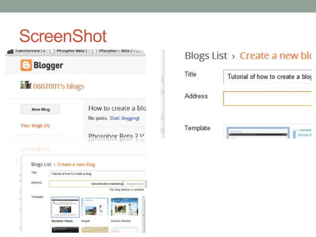 How to create a blog | PPTX