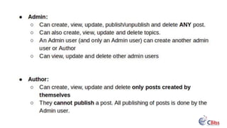 How to create a blog in php and my sql database | PPT