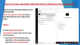 How to Create a Bootable USB Flash drive.pptx