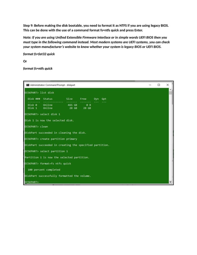 How To Create A Bootable Usb Flash Drive In Windowslinux Using Cmddocx