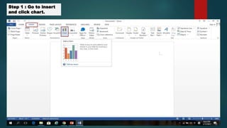 How to create a chart in word 2016 | PPTX | Computing | Technology ...
