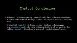How to create a chatbot | PPTX