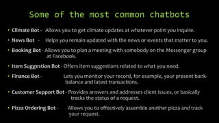 How to create a chatbot | PPTX