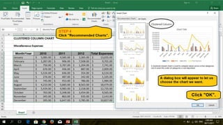 How to create a clustered column chart with Microsoft Excel | PPTX