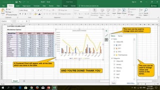 How to create a clustered column chart with Microsoft Excel | PPTX