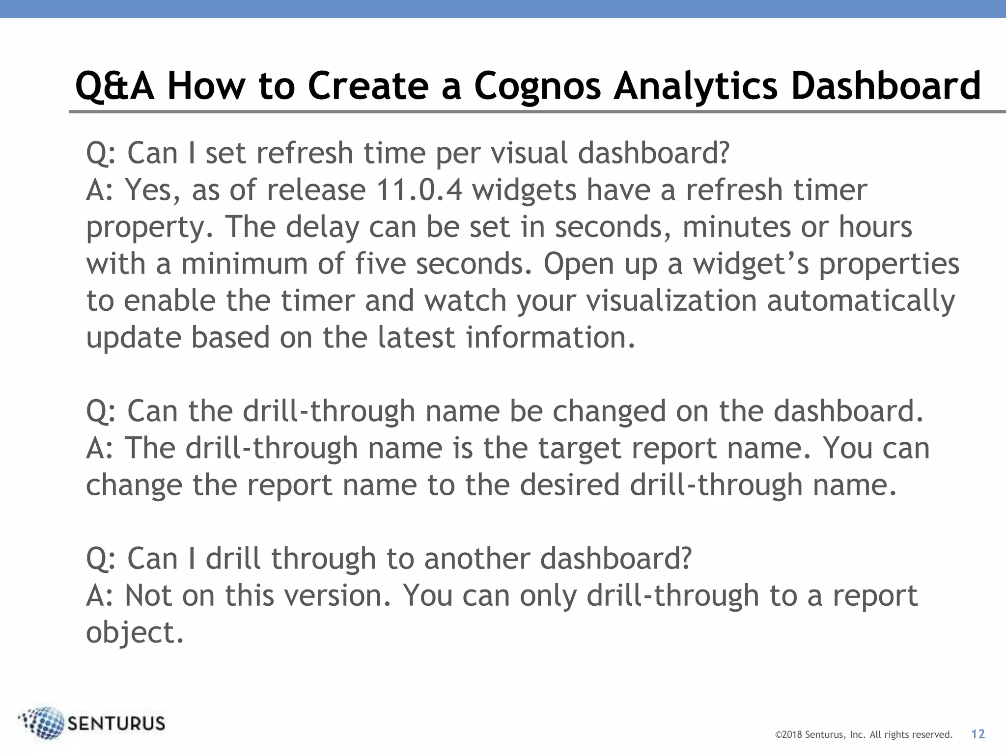 How to Create a Cognos Analytics Dashboard | PPTX