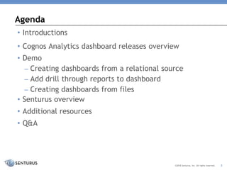 How to Create a Cognos Analytics Dashboard | PPTX