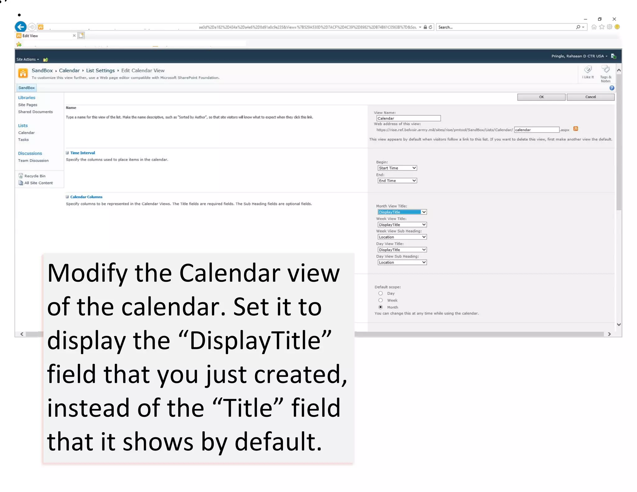 How to create a color coded calendar in share point 2010 | PPT
