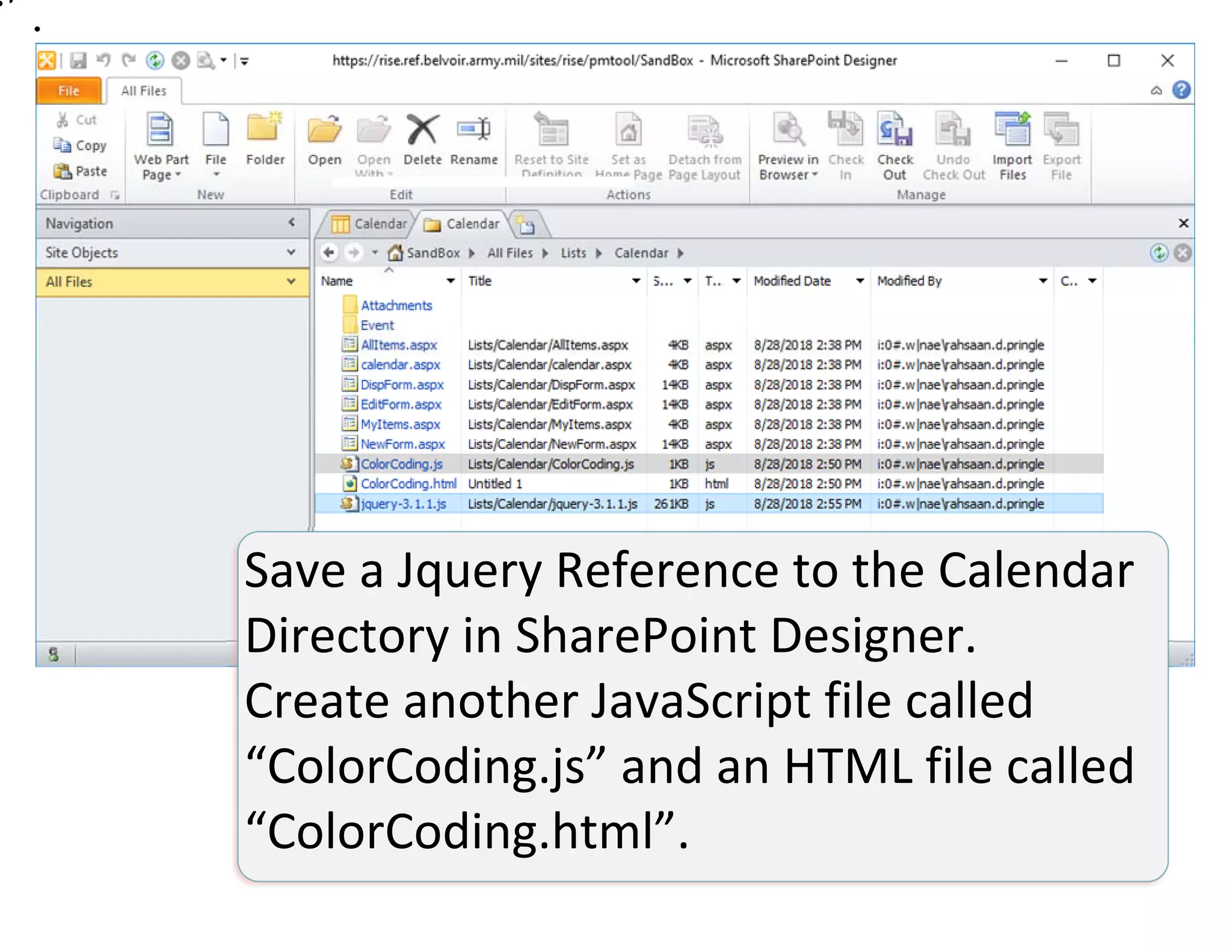 How to create a color coded calendar in share point 2010 | PPT