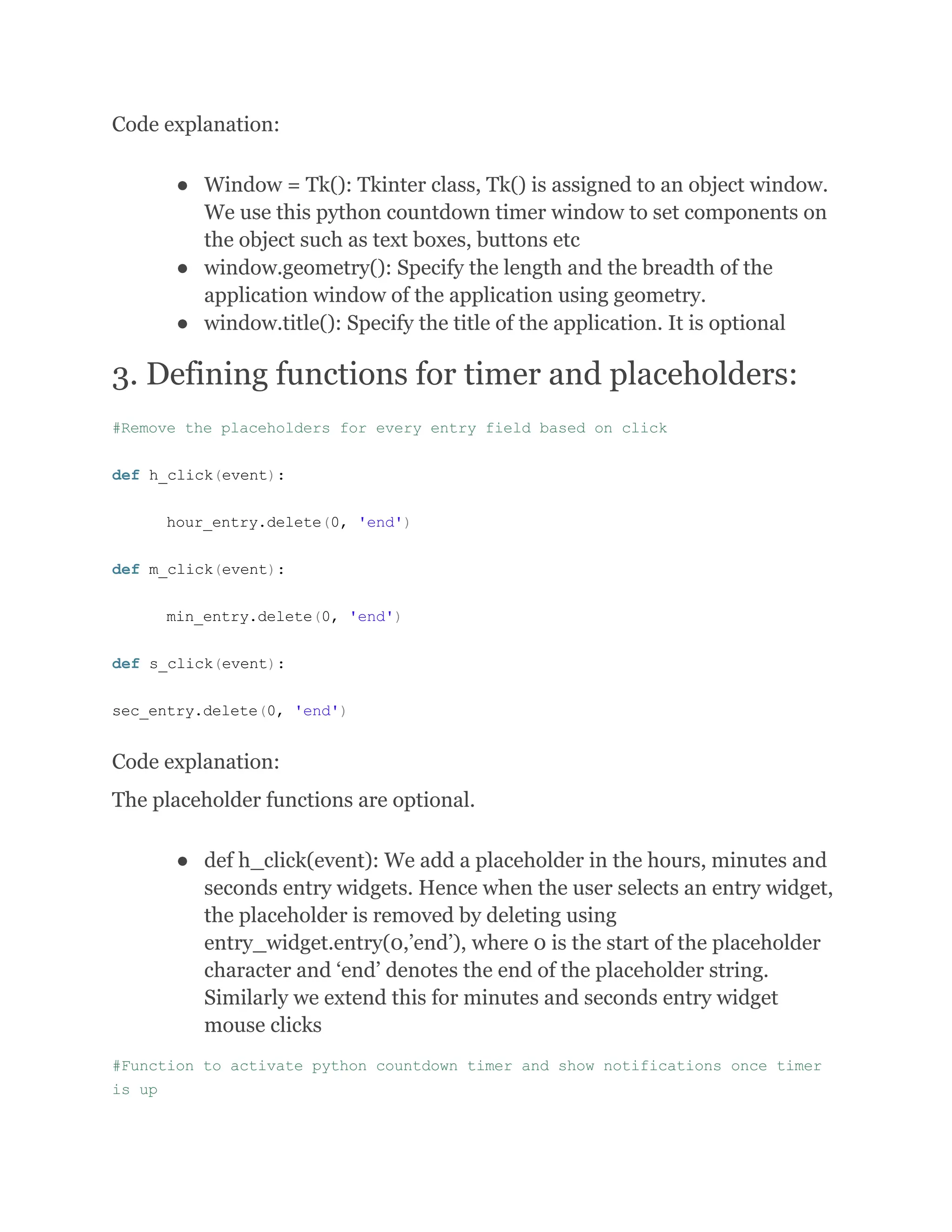 How To Create A Countdown Timer In Pythonpdf