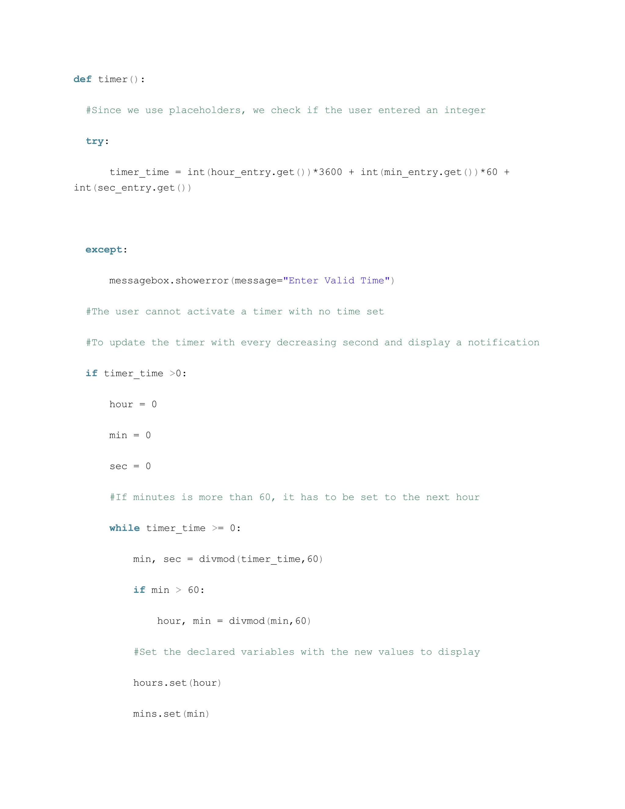 How To Create A Countdown Timer In Pythonpdf