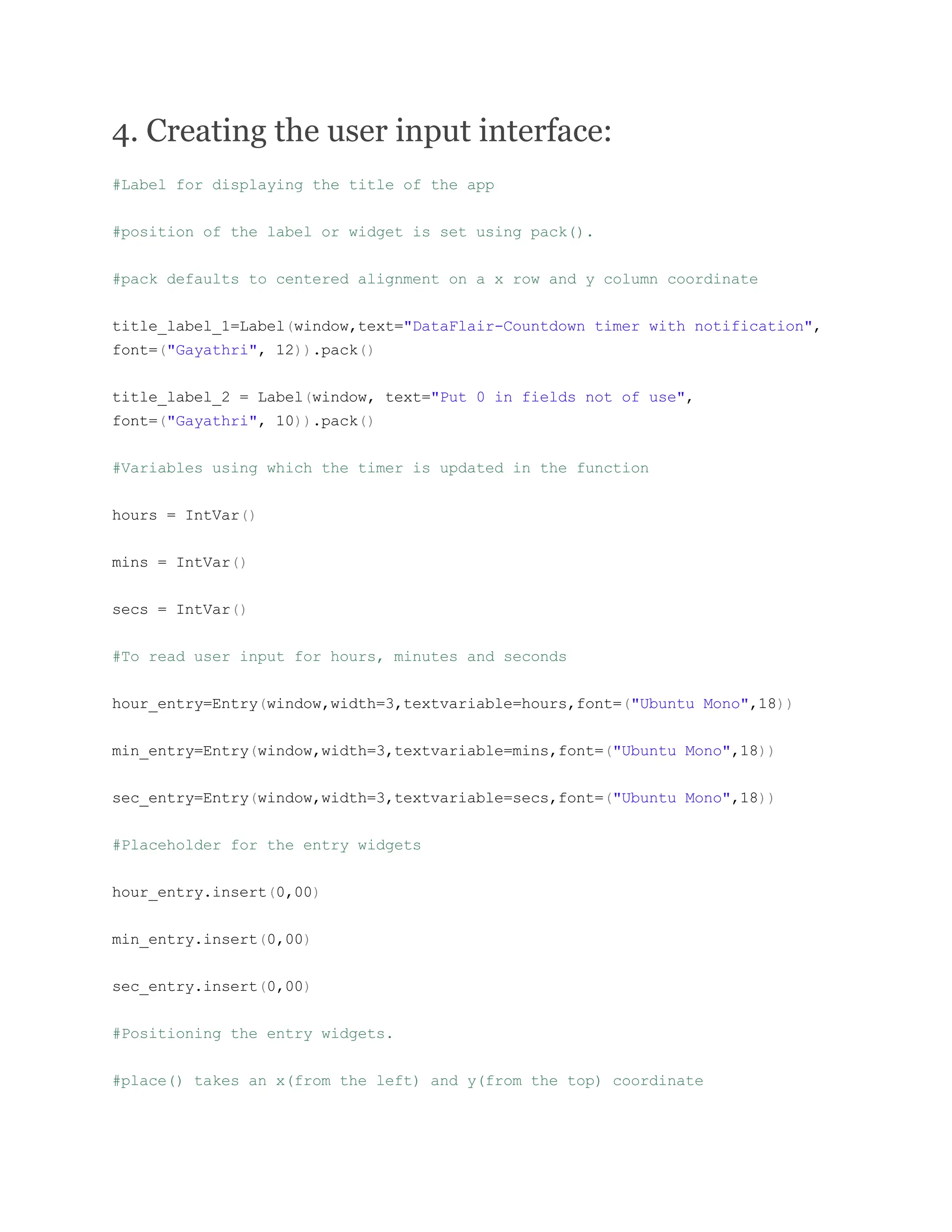 How To Create A Countdown Timer In Pythonpdf