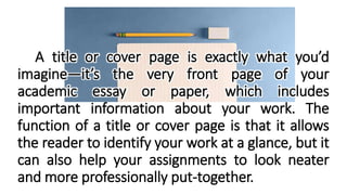 HOW TO CREATE A COVER PAGE.pptx
