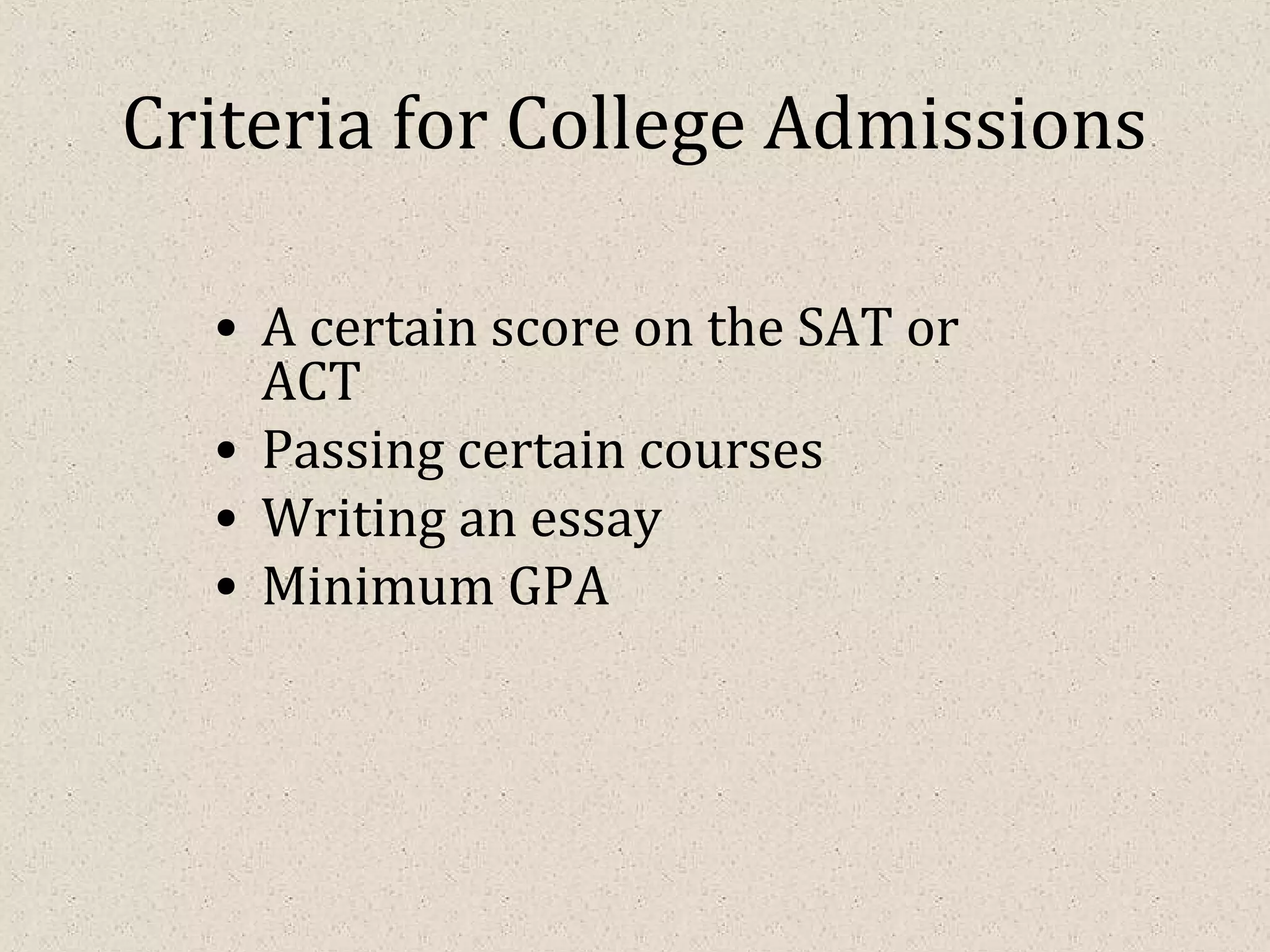 How to create a criteria (2) | PPT