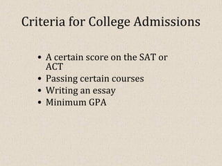 How to create a criteria (2) | PPT