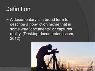 How to create a documentary | PPTX