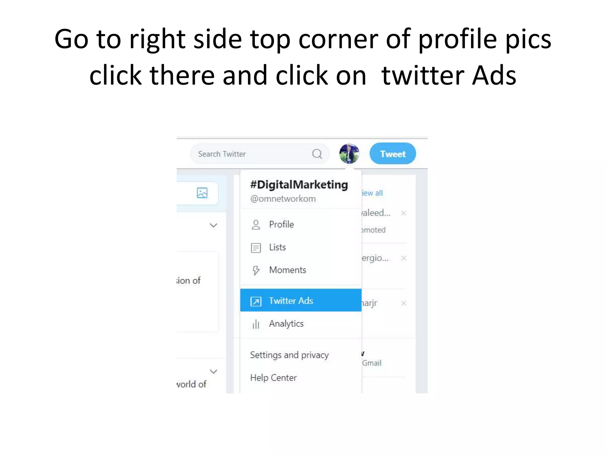 How to create ads on twitter | PPT