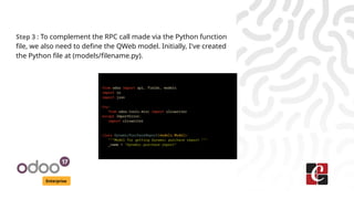 How to Create a Dynamic Report in Odoo 17 | PPTX