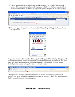 How To Create A Facebook | PDF