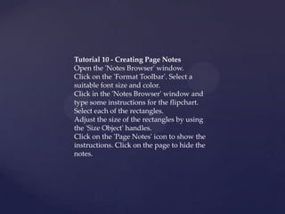 How to create a flipchart in activ inspire | PPTX