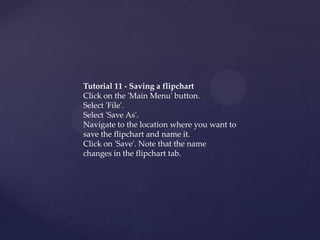 How to create a flipchart in activ inspire | PPTX