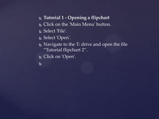 How to create a flipchart in activ inspire | PPTX