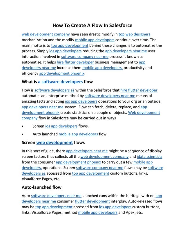 How To Create A Flow In Salesforce.pdf