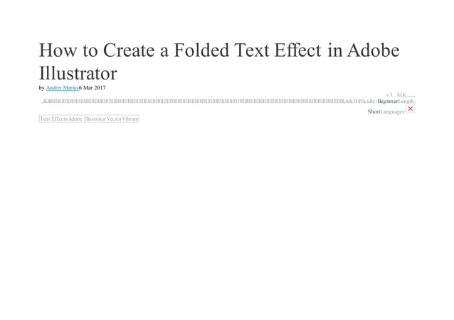 How to Create a Folded Text Effect in Adobe Illustrator.docx