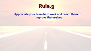 10 Golden Rules to Create a Great Team | PPT