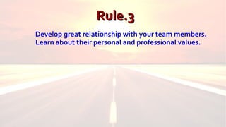 10 Golden Rules to Create a Great Team | PPT