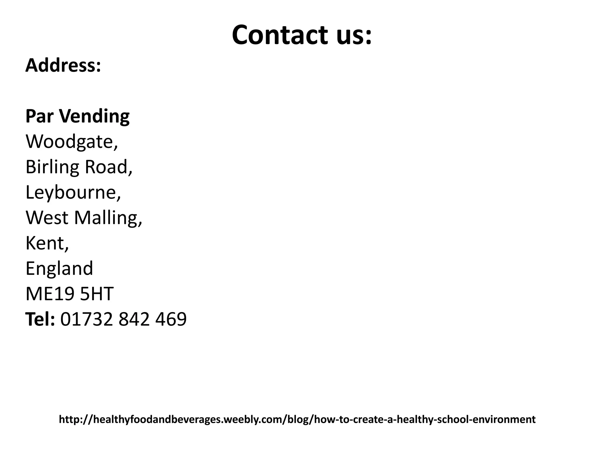 How to create a healthy school environment | PPT