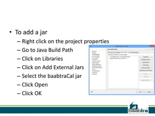 How to create a jar file using eclipse? | PPTX