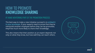 How to Create a Knowledge Sharing Culture | PDF