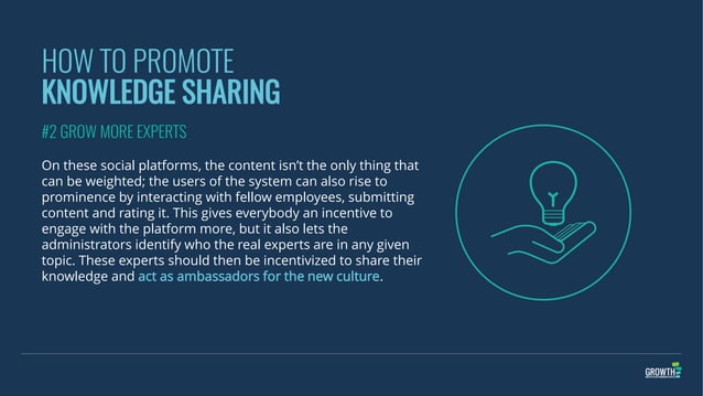 How to Create a Knowledge Sharing Culture | PDF