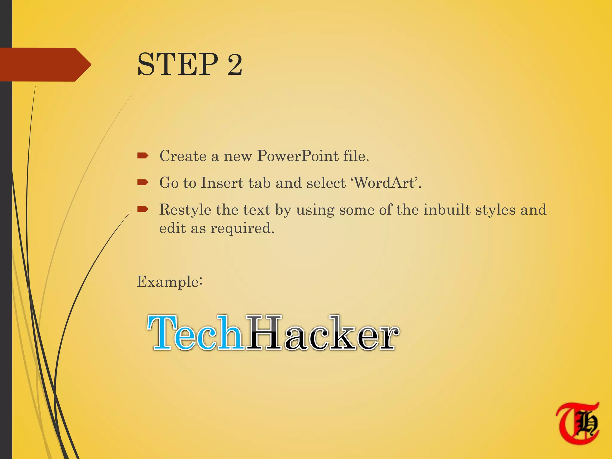 How to create a logo using Microsoft Powerpoint? | PPTX