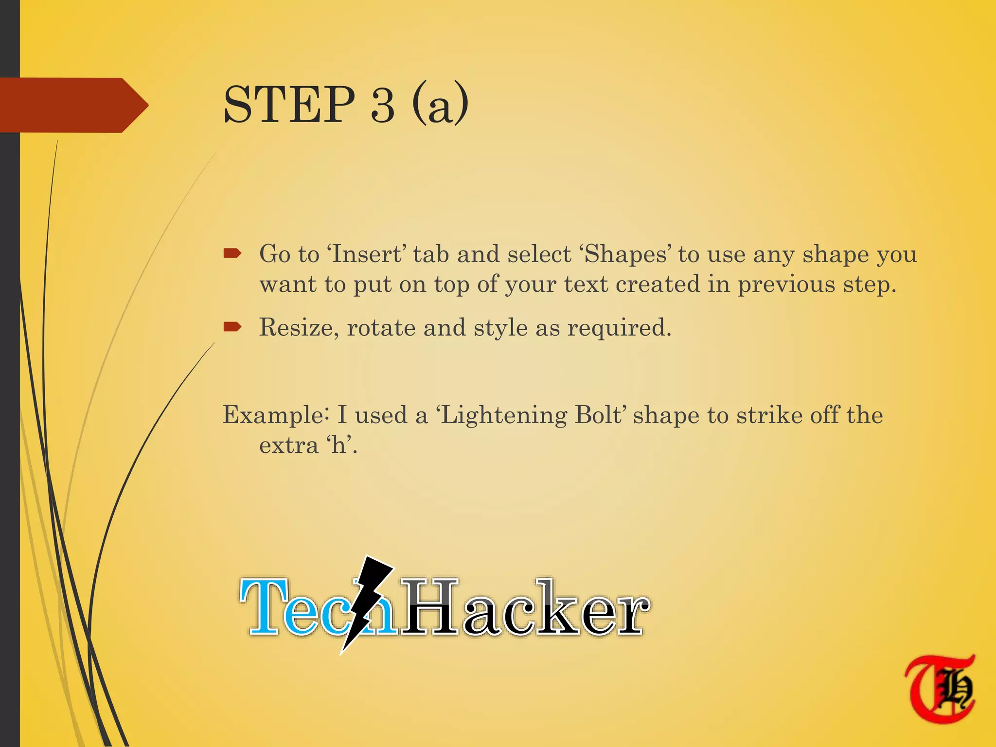How to create a logo using Microsoft Powerpoint? | PPTX