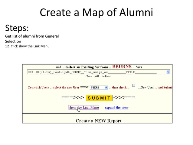 How to create a map of alumni distribution | PPTX