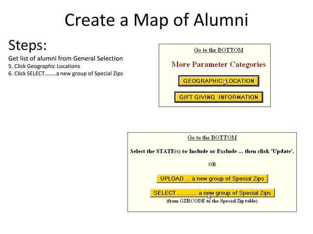 How to create a map of alumni distribution | PPTX