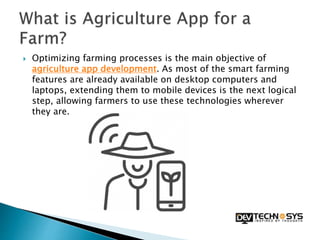 How to Create an Agriculture App for a Farm | PPTX