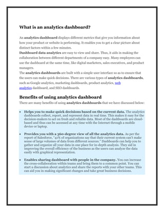 How to create an analytics dashboard (with examples).pdf