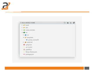 How to create an angular 2.0 application in liferay dxp to fetch the ootb advantages | PPT