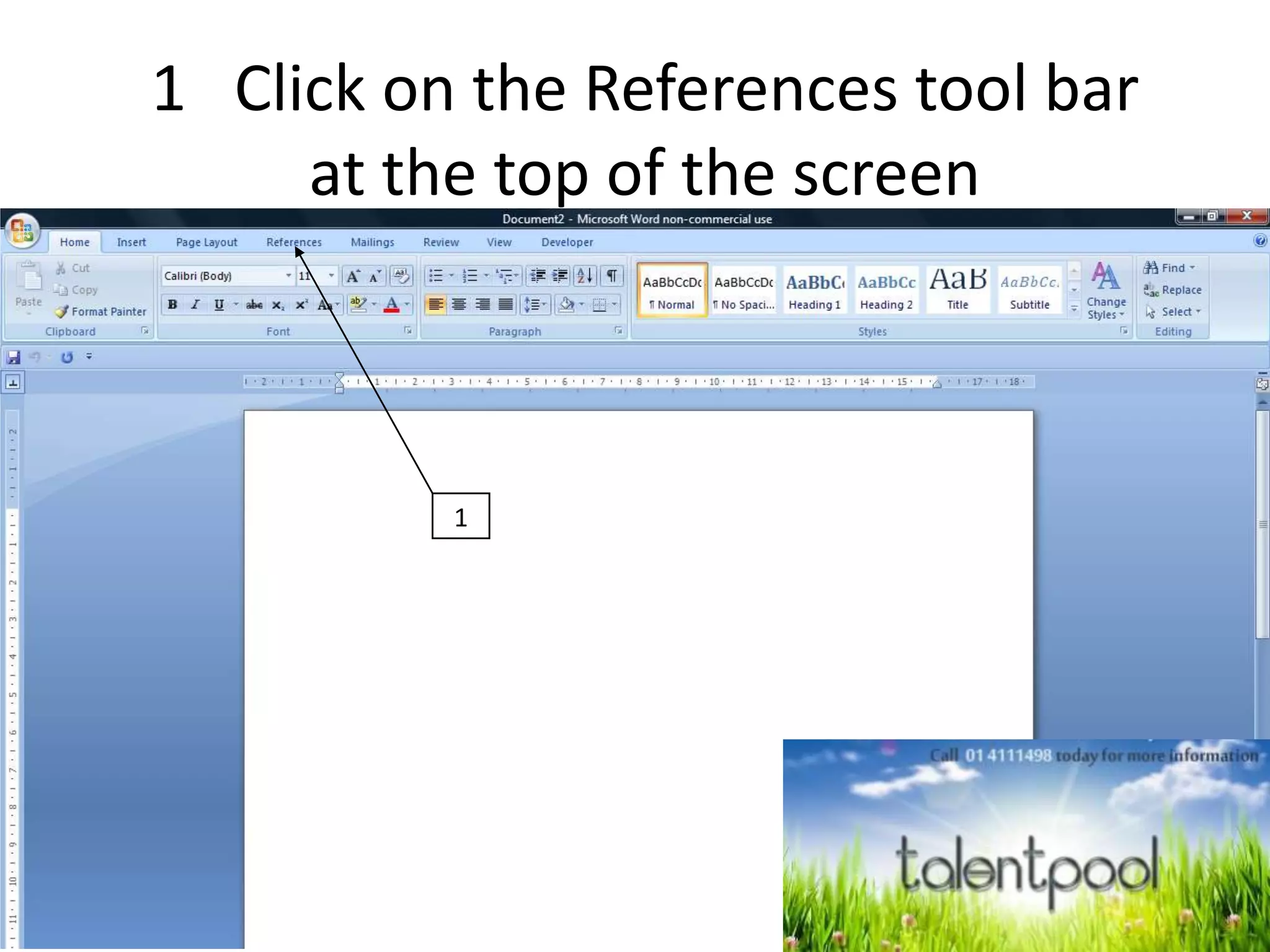 How to create an automatic index in microsoft for Beginners | PPT