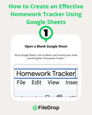 How to Create an Effective Homework Tracker Using Google Sheets.pdf