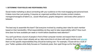 How to create an effective social media workflow and save time | PPTX