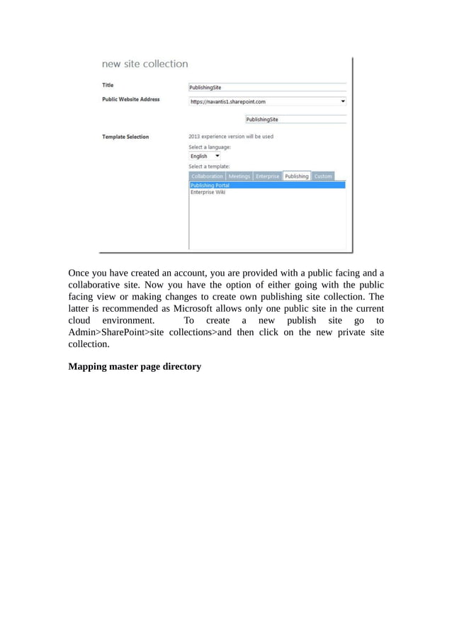 How to create a new Master Page in SharePoint 2013? | PDF | Desktop Publishing | Computer ...