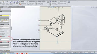 How to create an exploded view using Solidworks | PPTX