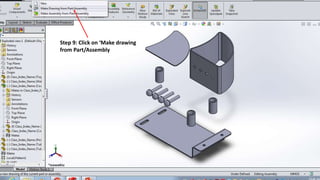How to create an exploded view using Solidworks | PPTX