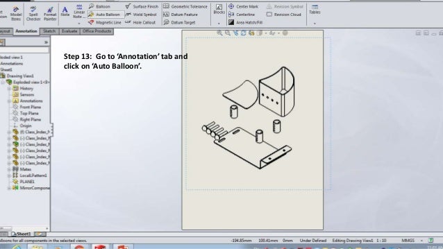 How to create an exploded view using Solidworks How to create an exploded view using Solidworks