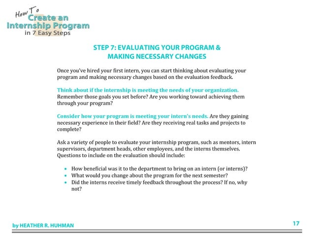 How to Create an Internship Program in 7 Easy Steps